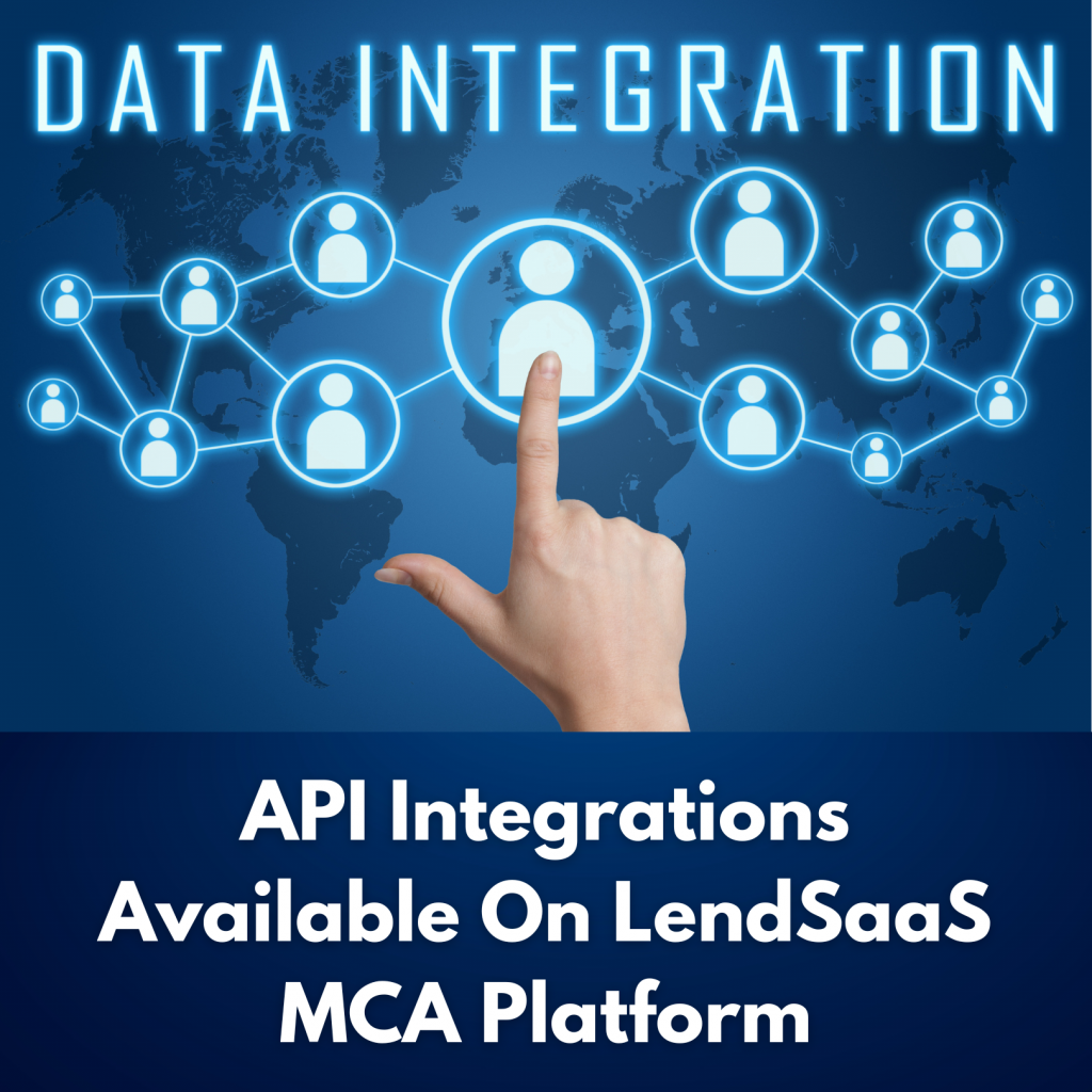 API Integrations Available On LendSaaS MCA Platform - LendSaaS